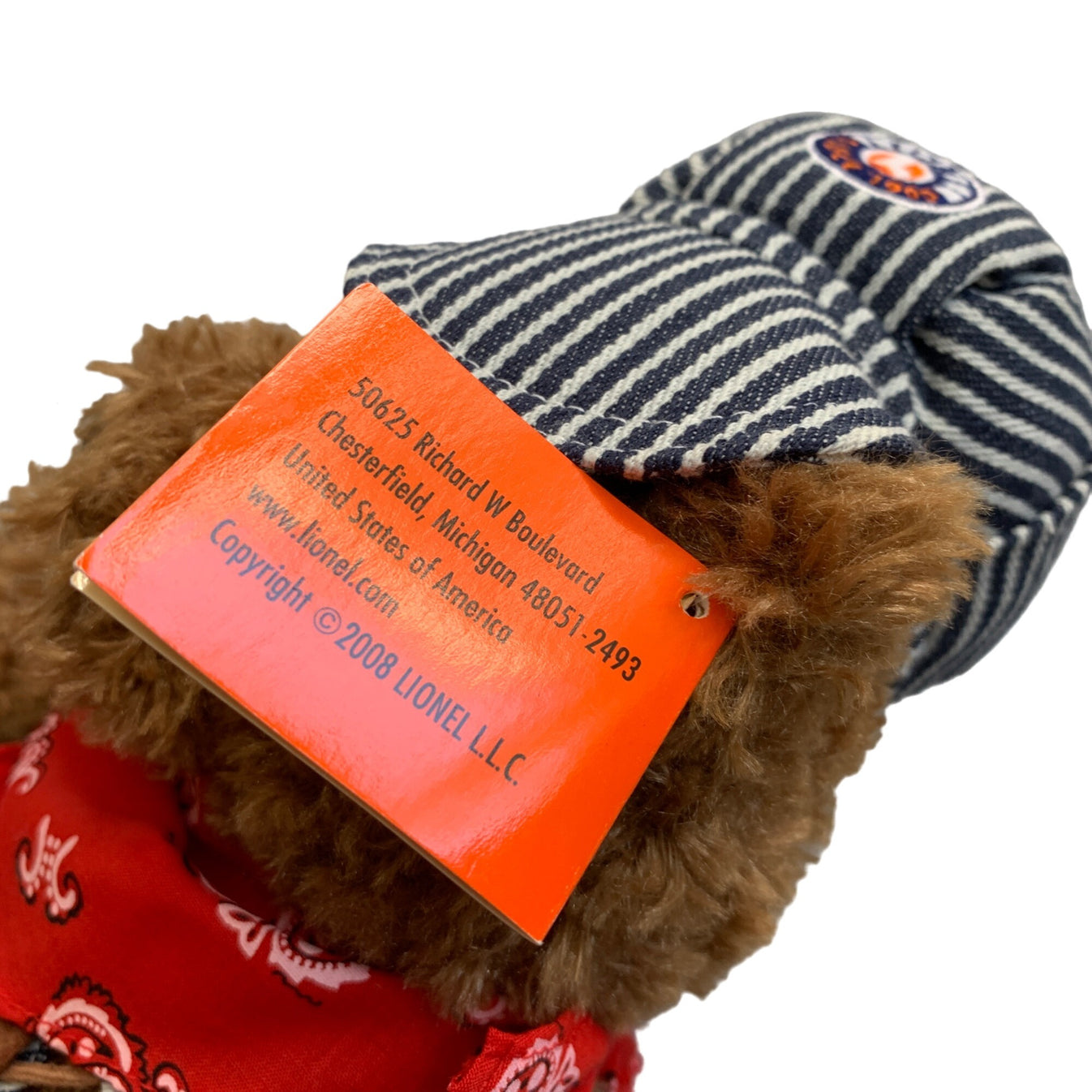 Lionel Trains Bear Plush with Overalls and Hat Original Tags – Sunrise ...