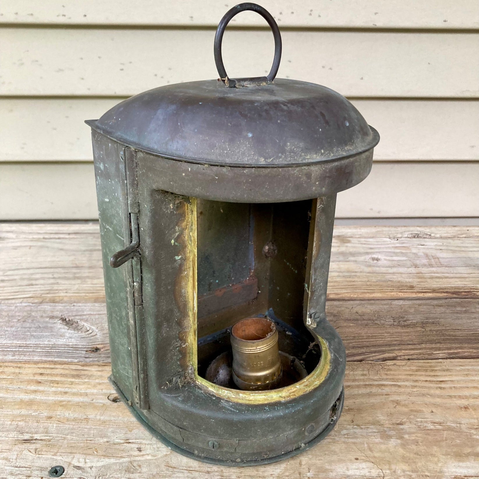 Vintage Perko Navigation Light Boat Ship Barge Bronze? Copper? Maritim ...