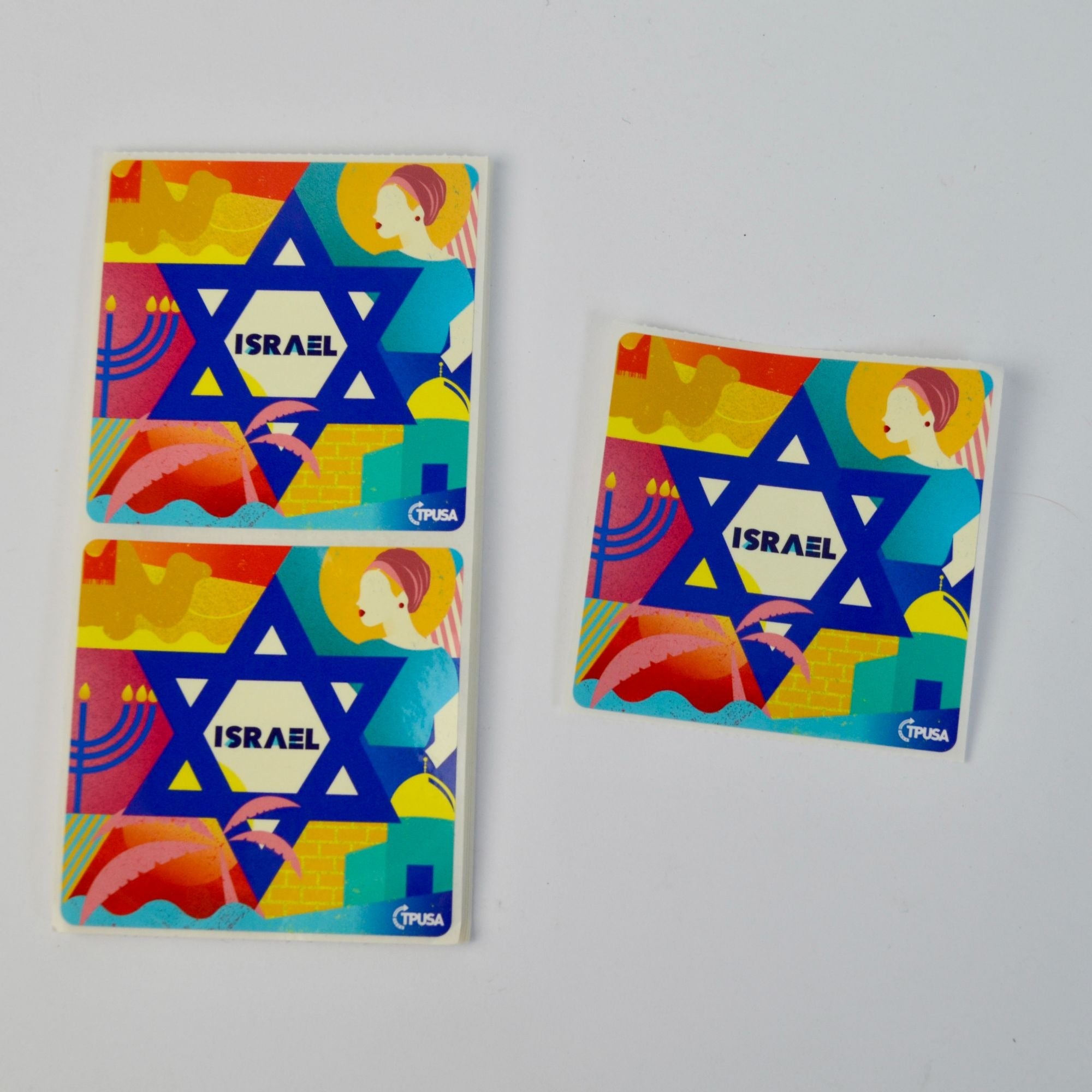 TPUSA Charlie Kirk Israel Star of David Stickers Lot of 23 – Sunrise ...