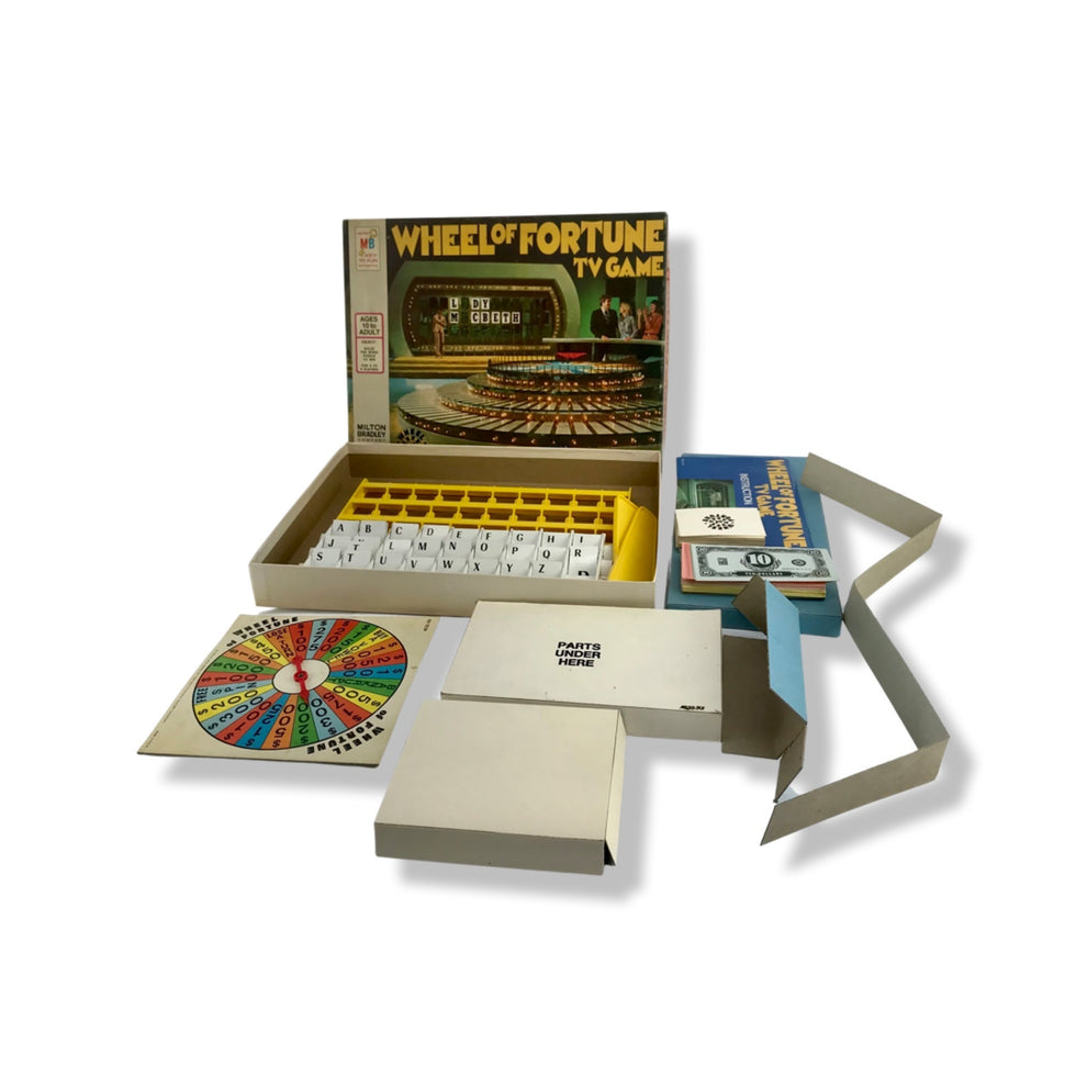 Vintage Wheel of Fortune Board Game 1975 Milton Bradley MB 4532 ...