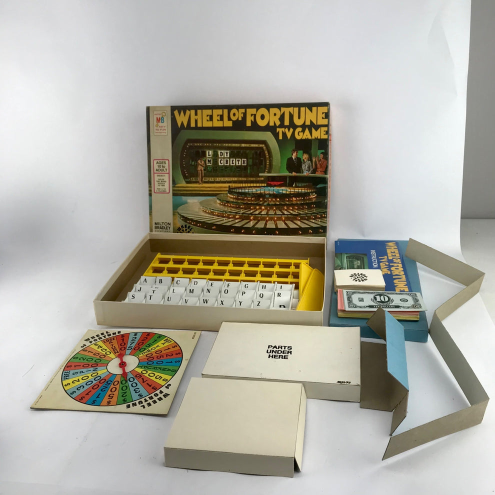 Vintage Wheel of Fortune Board Game 1975 Milton Bradley MB 4532 ...