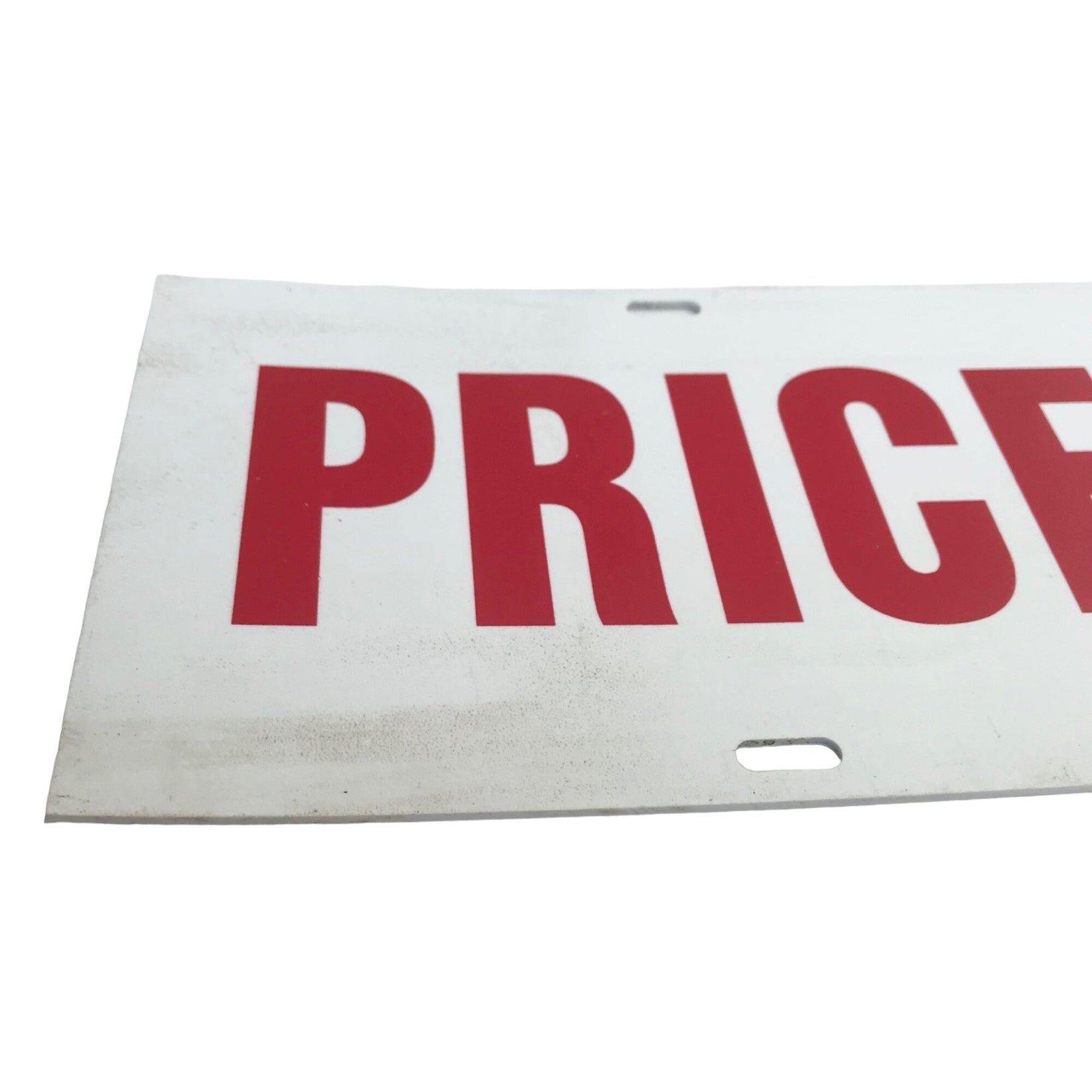 Vintage PRICE REDUCED Plastic Sign 24” Double-Sided – Sunrise Pickers